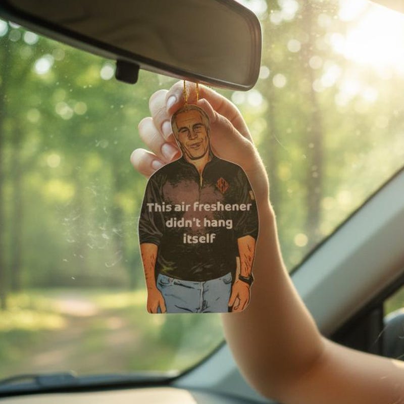 Jeffrey Epstein Air Freshener - Etsy