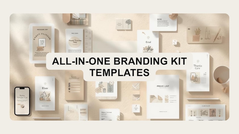 Business Branding Canva Templates | Logo, Cards, Posts - Etsy