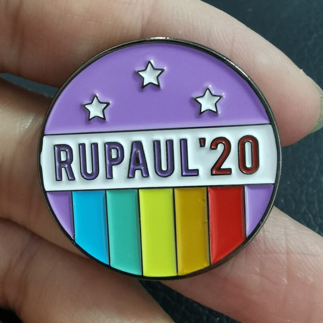 Rainbow Rupaul Drag Race Rupaul's 20 Brooch Pins Enamel Metal Badges ...