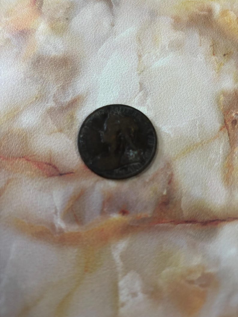 1900 One Penny Queen Victoria British Coin Great Britain 1d - Etsy