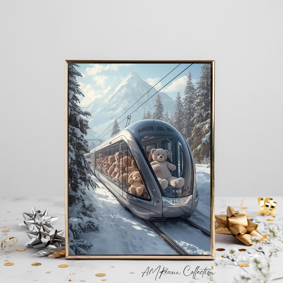 Teddy Express Through Winter Peaks | Holiday Bears on Board | Mountain ...