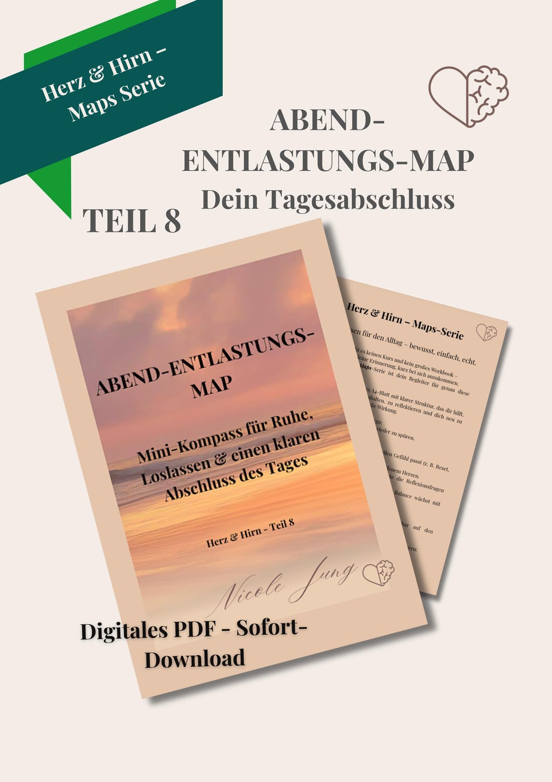 Evening Relief Map (PDF) | Wind Down + Let Go | Mini-tool for Peace ...