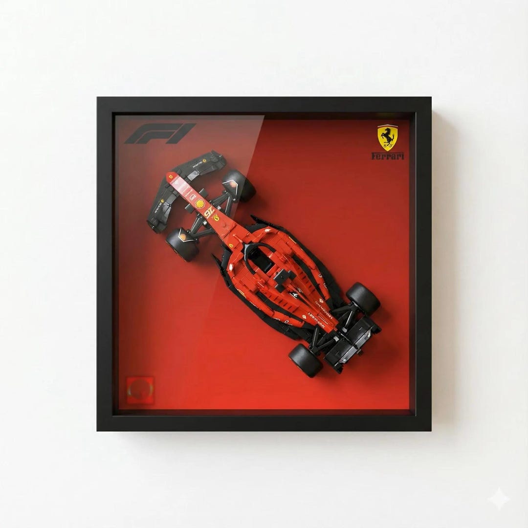 Ferrari F1 Lego Wall Art - Formula 1 Display Background - Fits IKEA ...