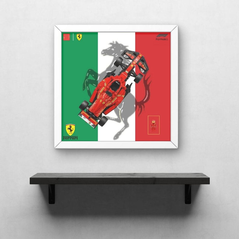 Ferrari SF-24 Display Background for Brick Building Sets (digital ...