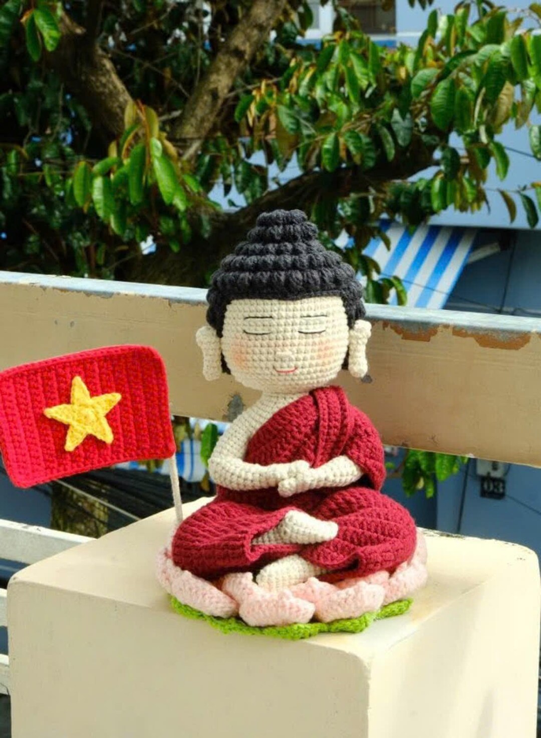 Handmade Buddha Crochet: Amigurumi Buddha - Etsy