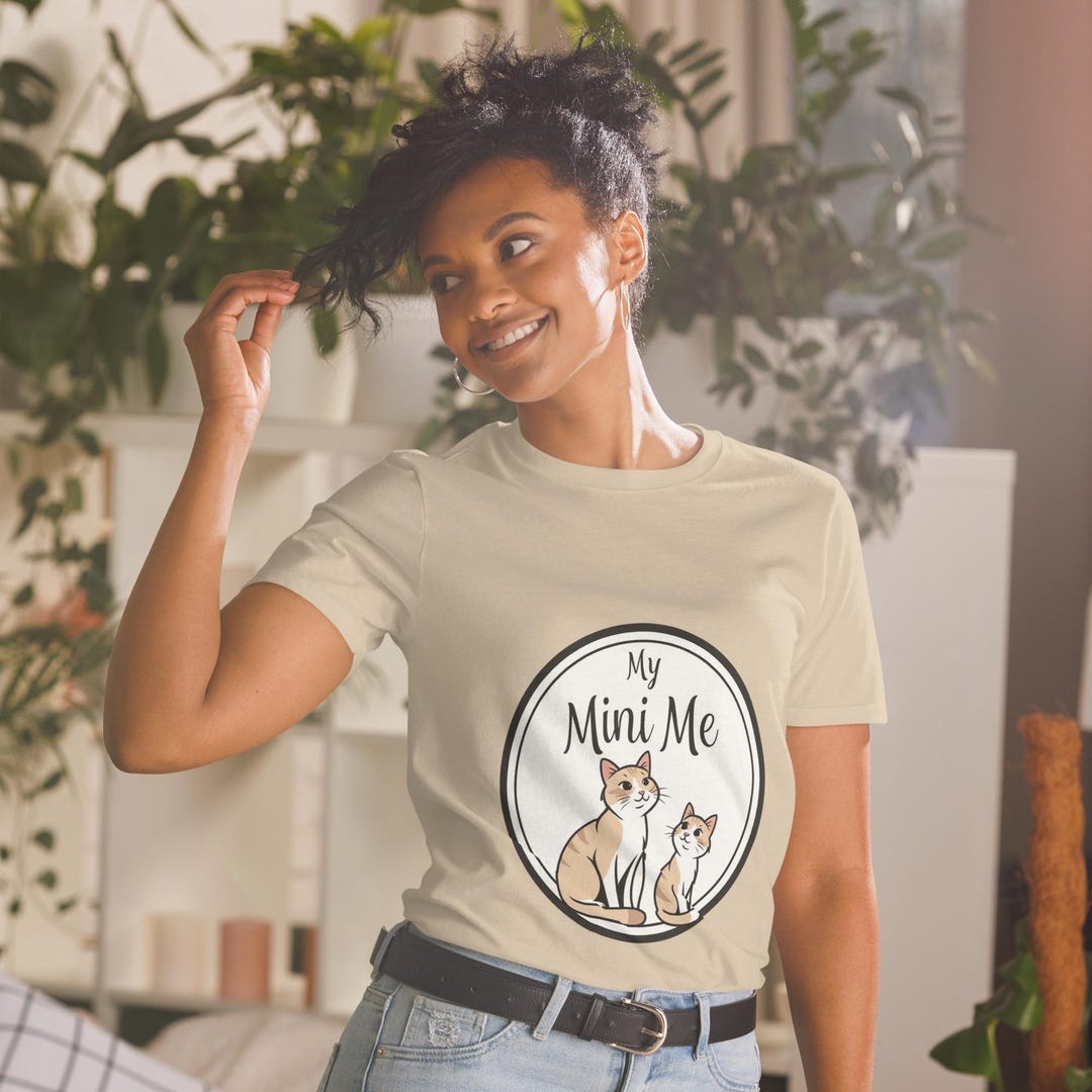 My Mini Me Cat Mom Shirt - Festive Kitten Pet Lover Gift - Etsy