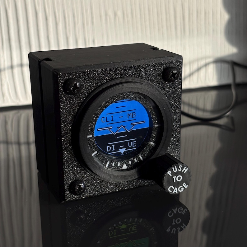 Standby Attitude Indicator (SAI) F-16 Style – Realistic Artificial ...