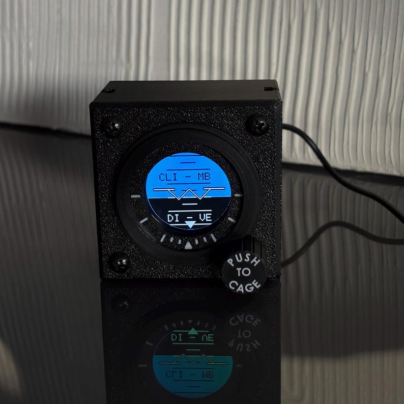 Standby Attitude Indicator (SAI) F-16 Style – Realistic Artificial ...