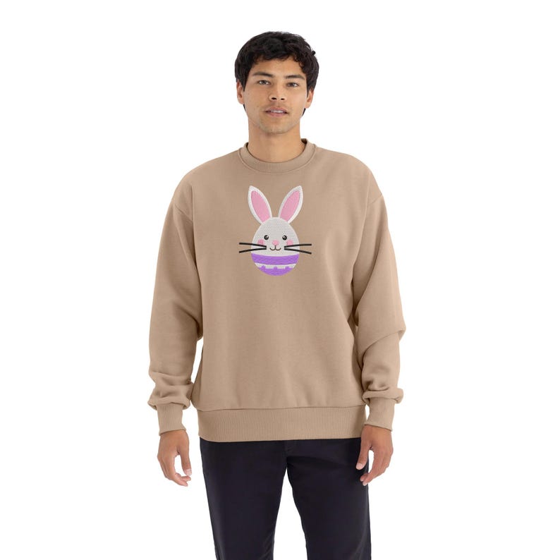 Desenho de bordado de ovo de Páscoa com rosto de coelho | Padrão de ovo ...