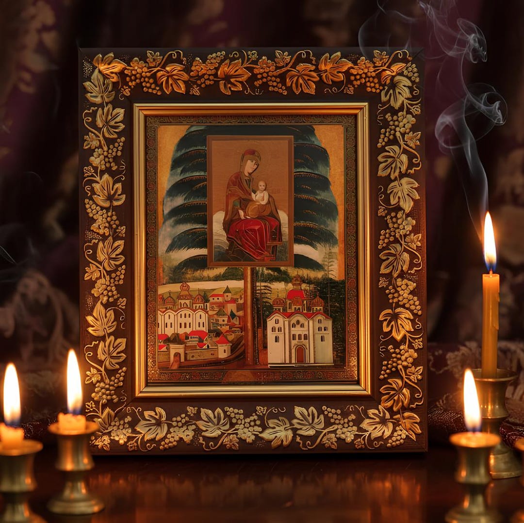 Godmother Icon – 5.9"x7.1" – Orthodox Icon - Etsy
