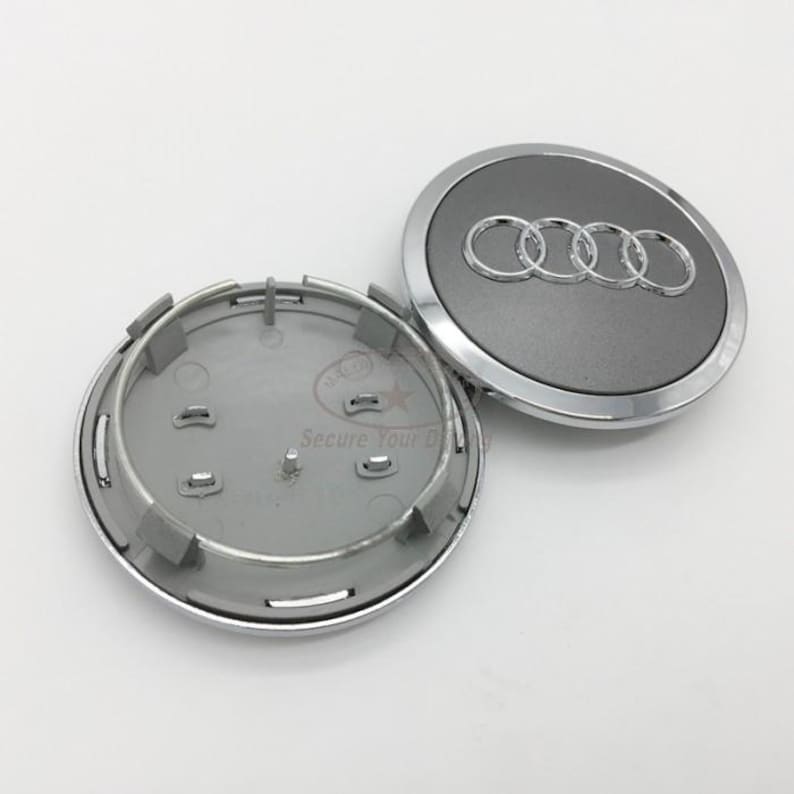 Audi 4x69mm Grey Wheel Center Caps; Car Accessories; Emblem; Logo ...