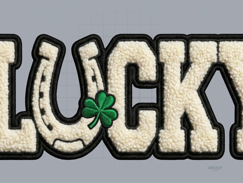 Lucky Horseshoe PNG | St Patrick’s Day Western Design | Retro Lucky ...