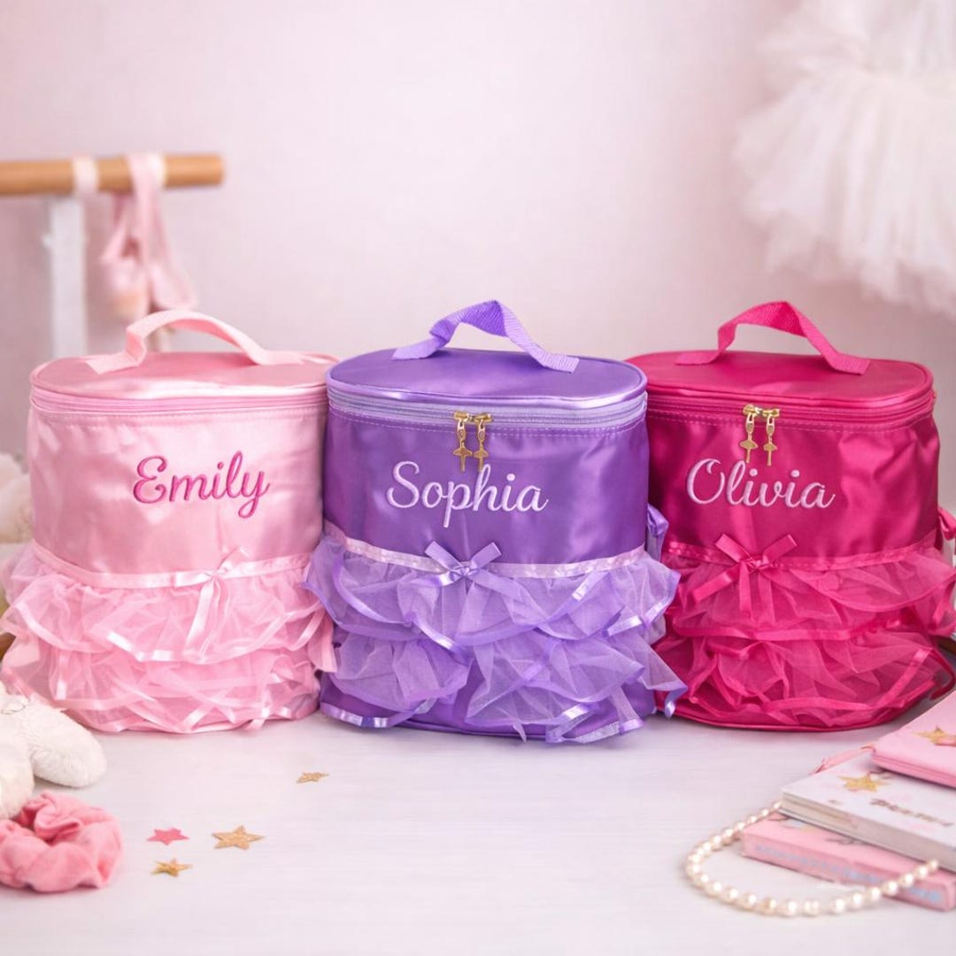 Girl's Ballet Bag — Adorable Ruffled Ballet Skirt Backpack, Specially ...