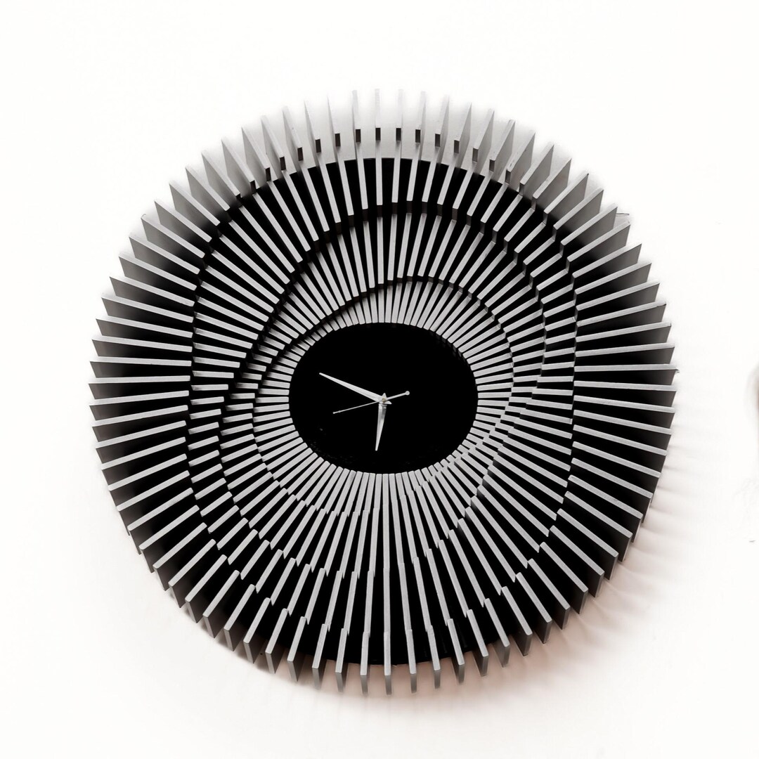 Terrace Dial Luxury Wall Clock – 3D Parametric Designer Artwork - Etsy
