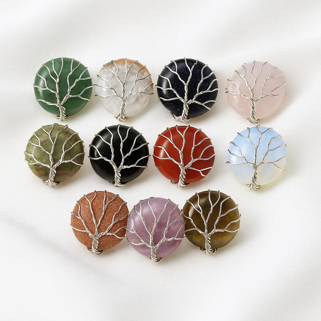 Mystical Tree of Life Crystal Amulets – Empower Your Energy - Etsy