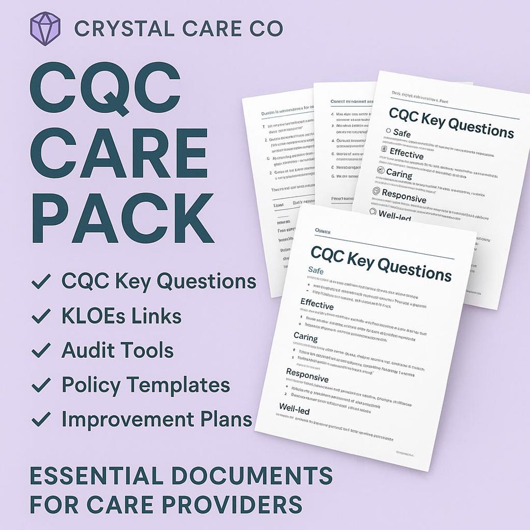 CQC Inspection Readiness Starter Pack, Care Home Compliance Templates ...