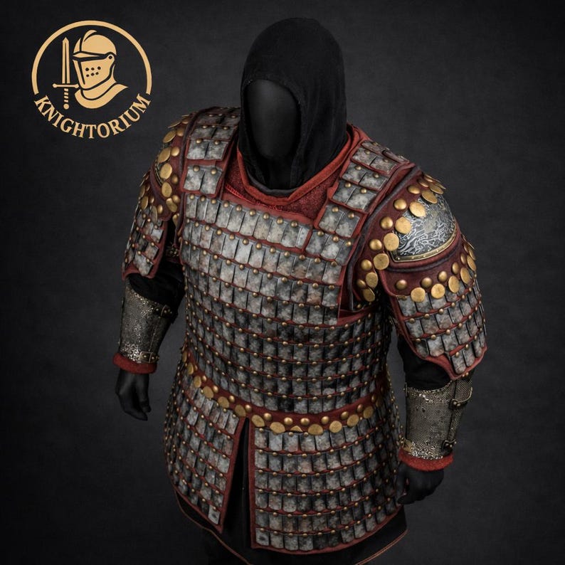 Handmade Steel Lamellar Cuirass | Byzantine Medieval Scale Armor for ...
