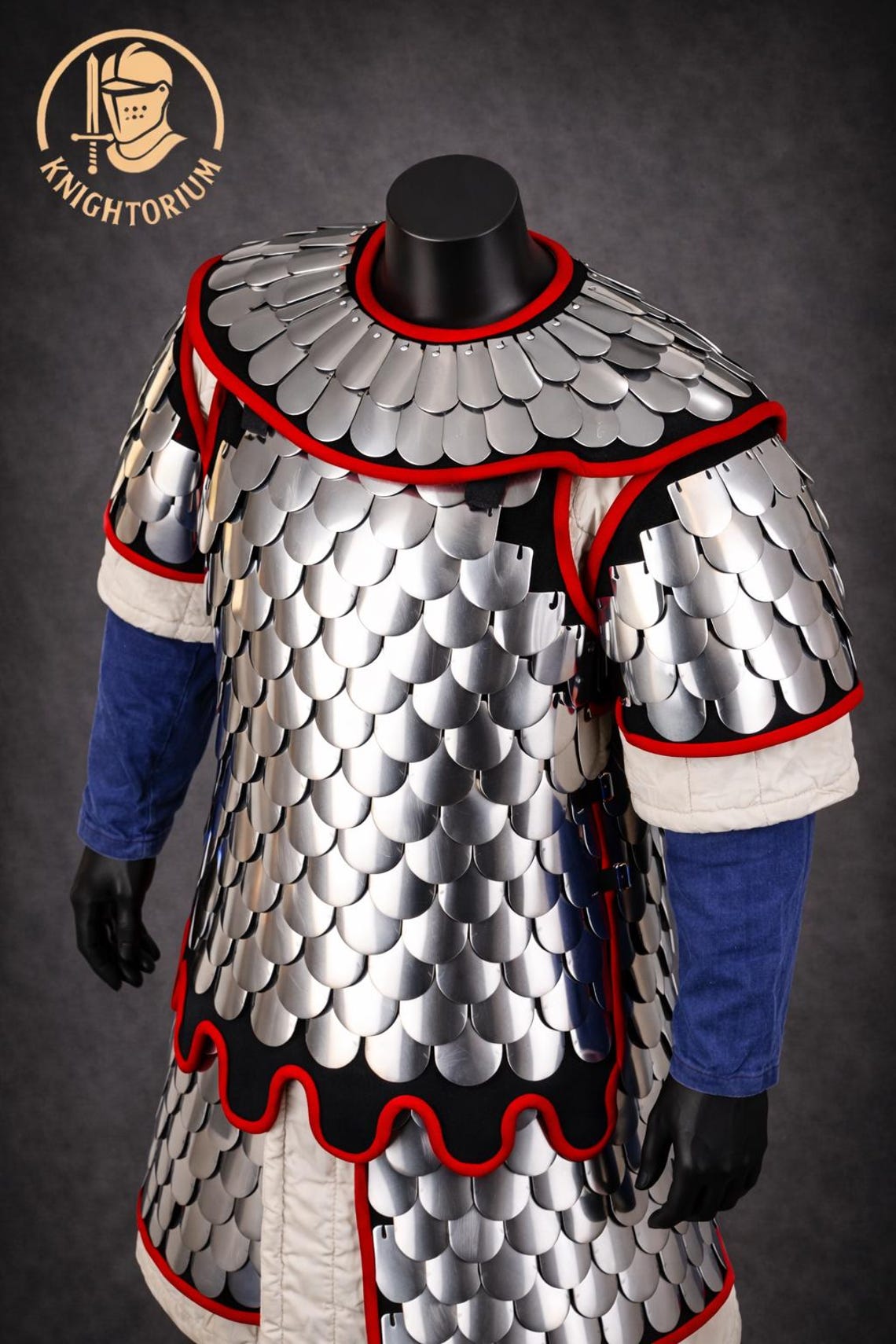 Medieval Byzantine Scale Armor – Handmade Steel Lamellar Armor ...