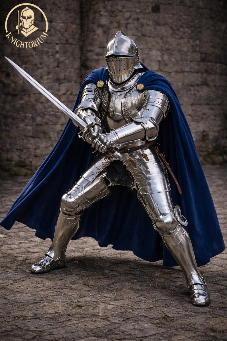 Gothic Medieval Full Plate Armor Suit | Steel Knight Armor Set With ...