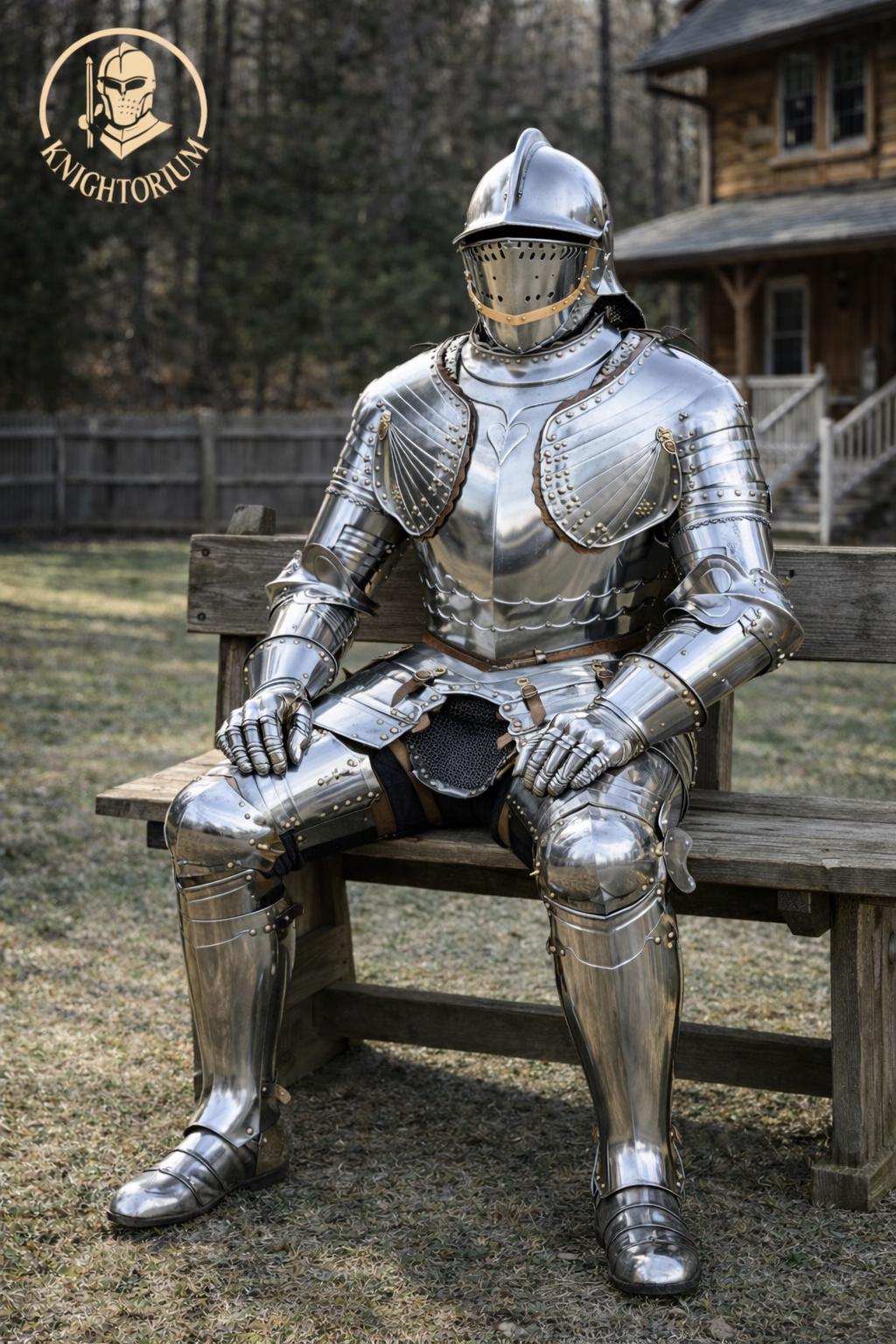 Gothic Medieval Full Plate Armor Suit | Steel Knight Armor Set With ...