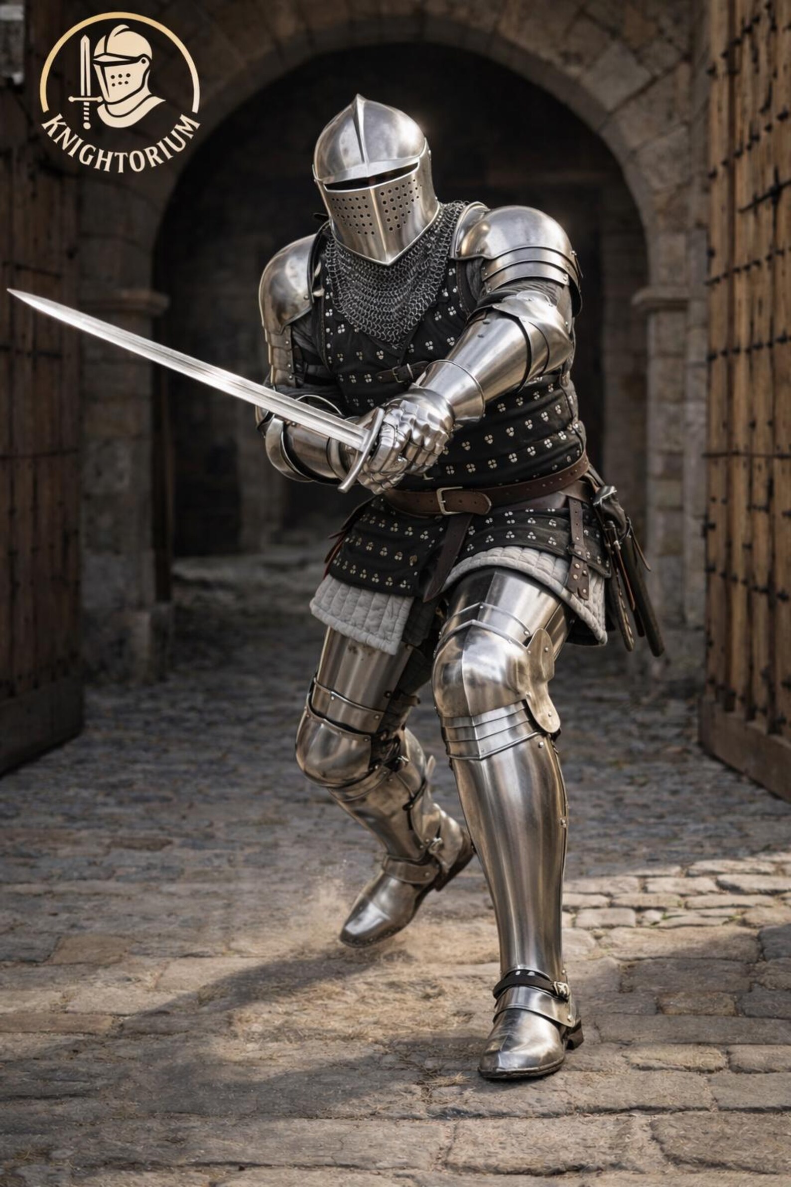 Handcrafted Medieval Full Plate Knight Armor Suit | Polished Steel ...