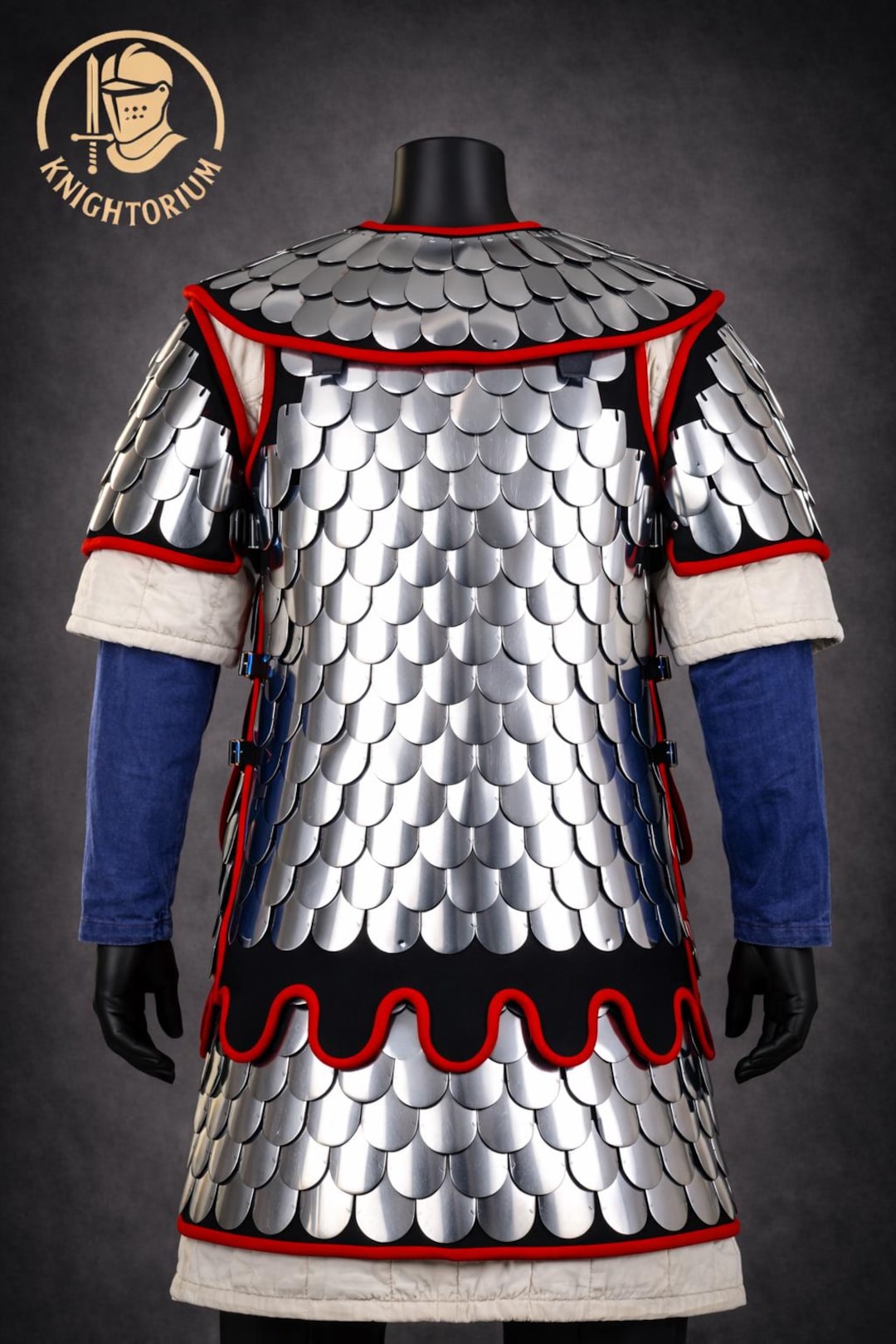 Medieval Byzantine Scale Armor – Handmade Steel Lamellar Armor ...