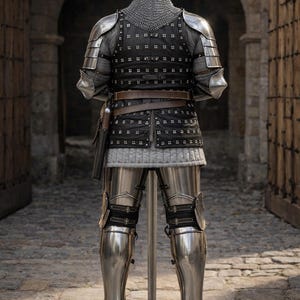 Handcrafted Medieval Full Plate Knight Armor Suit | Polished Steel ...