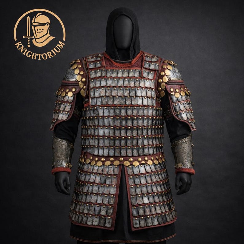 Handmade Steel Lamellar Cuirass | Byzantine Medieval Scale Armor for ...