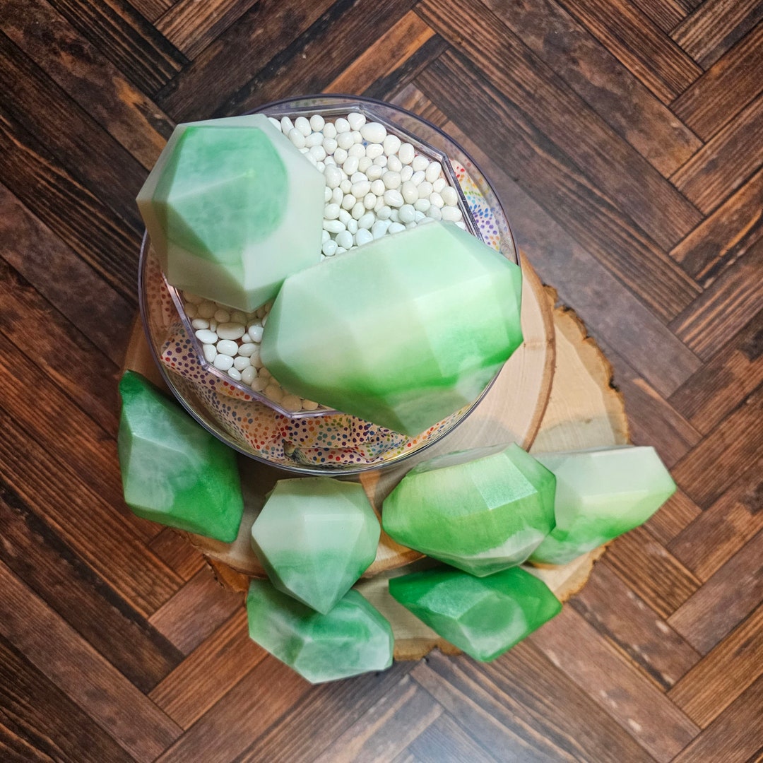 Jade Crystal Shaped Soap - Etsy