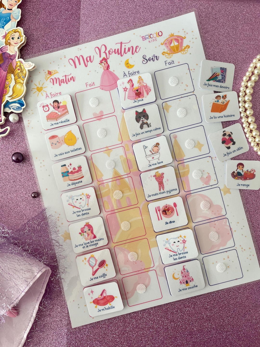 Princess Morning and Evening Routine for Children - Educational Games ...