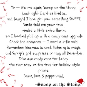 Snoop on a Stoop Letter - Etsy