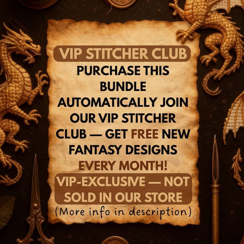 Dragon Cross Stitch Mega Bundle: 100+ Dark Fantasy & Gothic Dragon ...