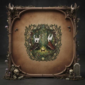 Forest Bug Knights Kreuzstichmuster: Verzauberte Lagerfeuerszene ...