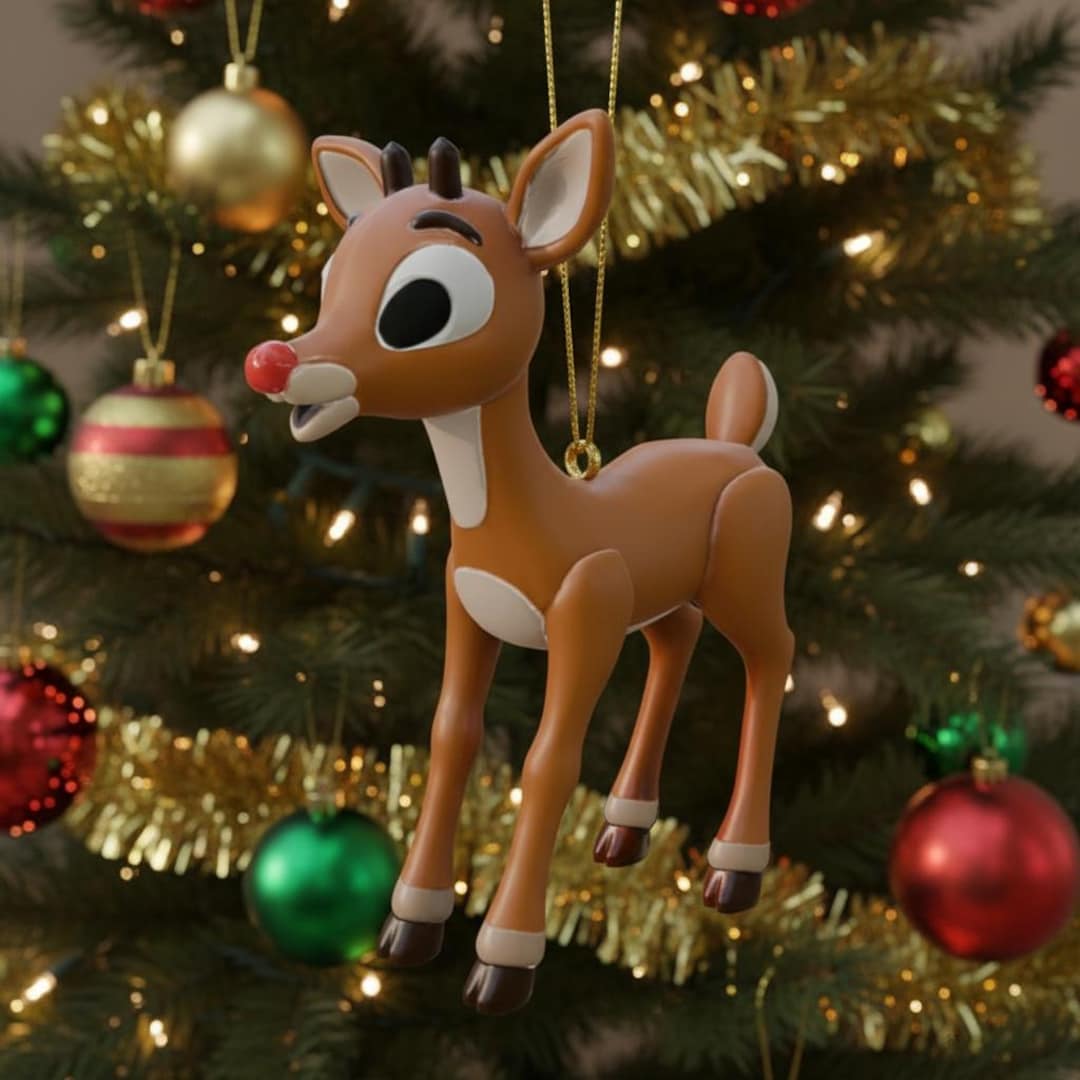 Rudolph 3D Printable (from Rudolph the Red-nosed Reindeer) Christmas ...