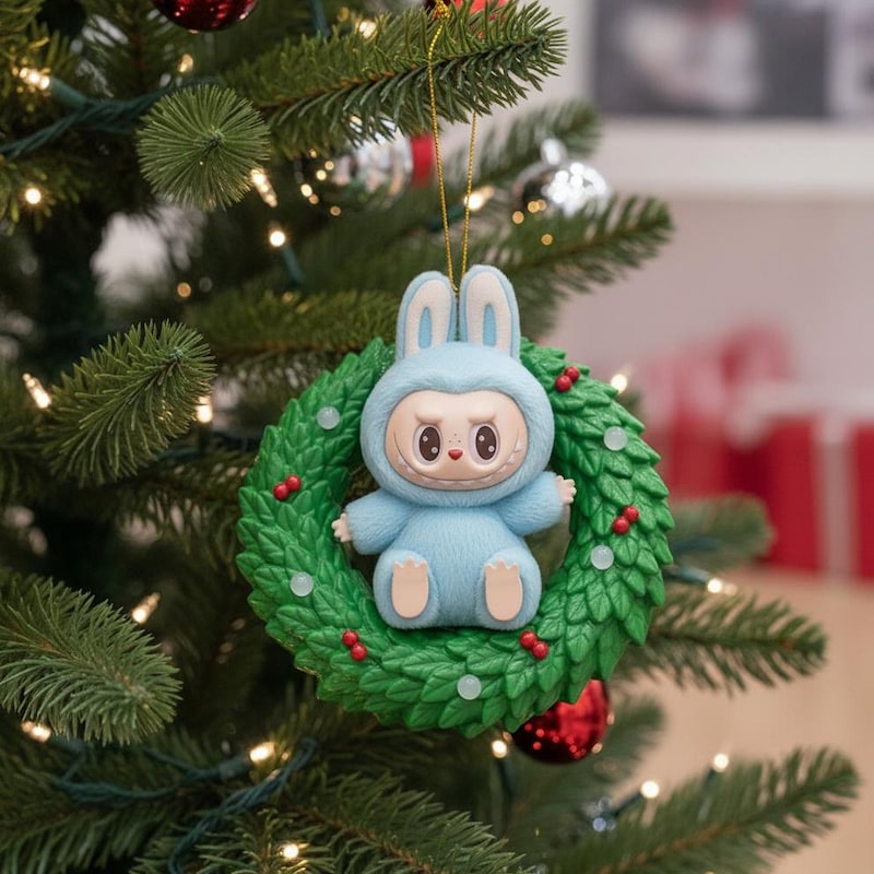 Labubu Christmas Ornaments - Etsy