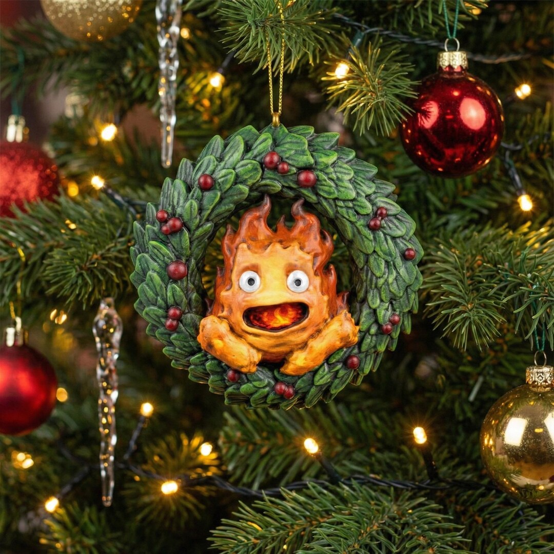 Calcifer Christmas 3D Printable Ornament STL File - Etsy