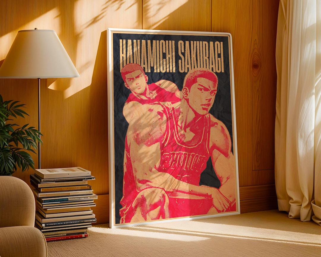 Slam Dunk Anime Poster: Manga Wall Art Print - Etsy