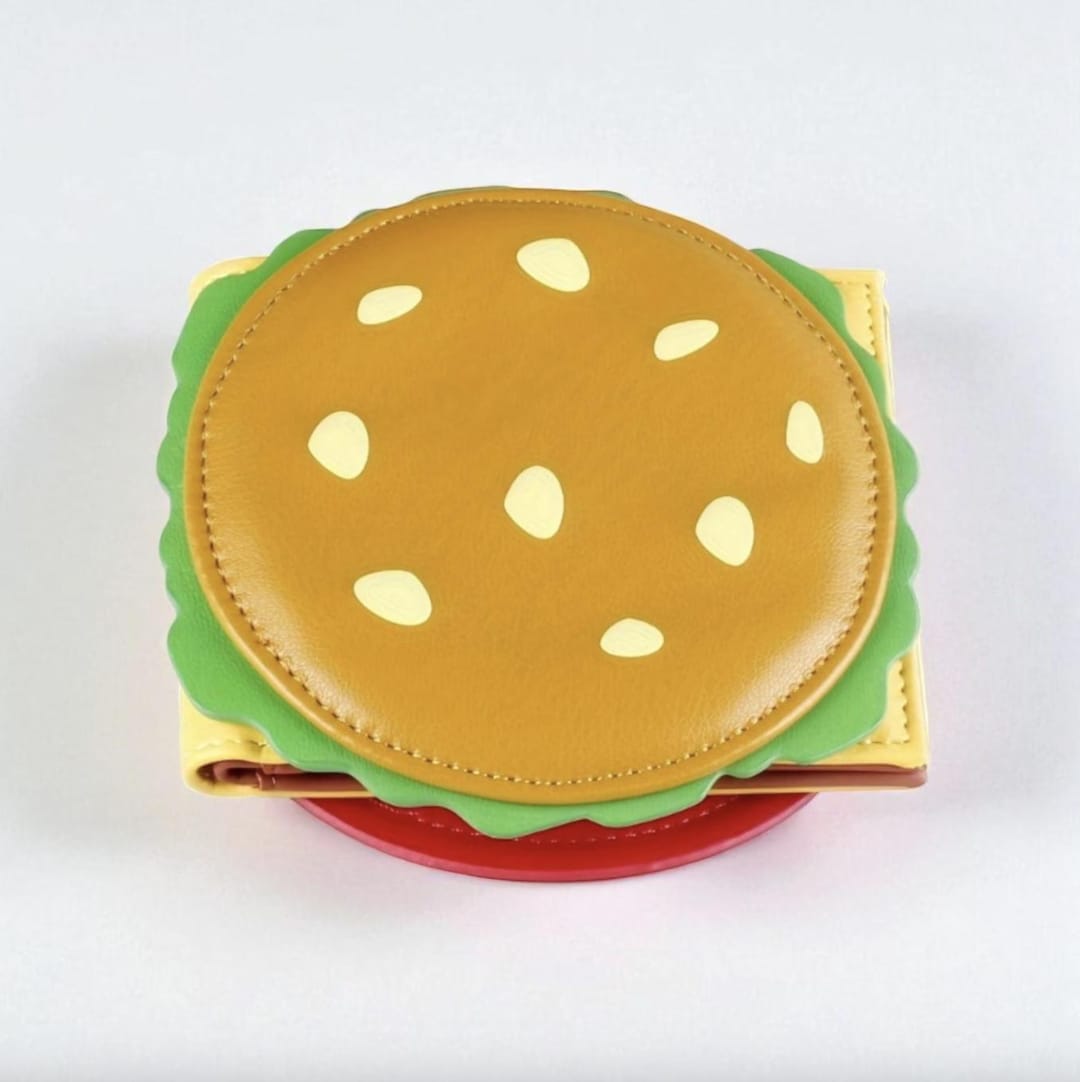 Burger Unisex Wallet , Funny Coin Purse, Card Holder, Novelty Travel ...