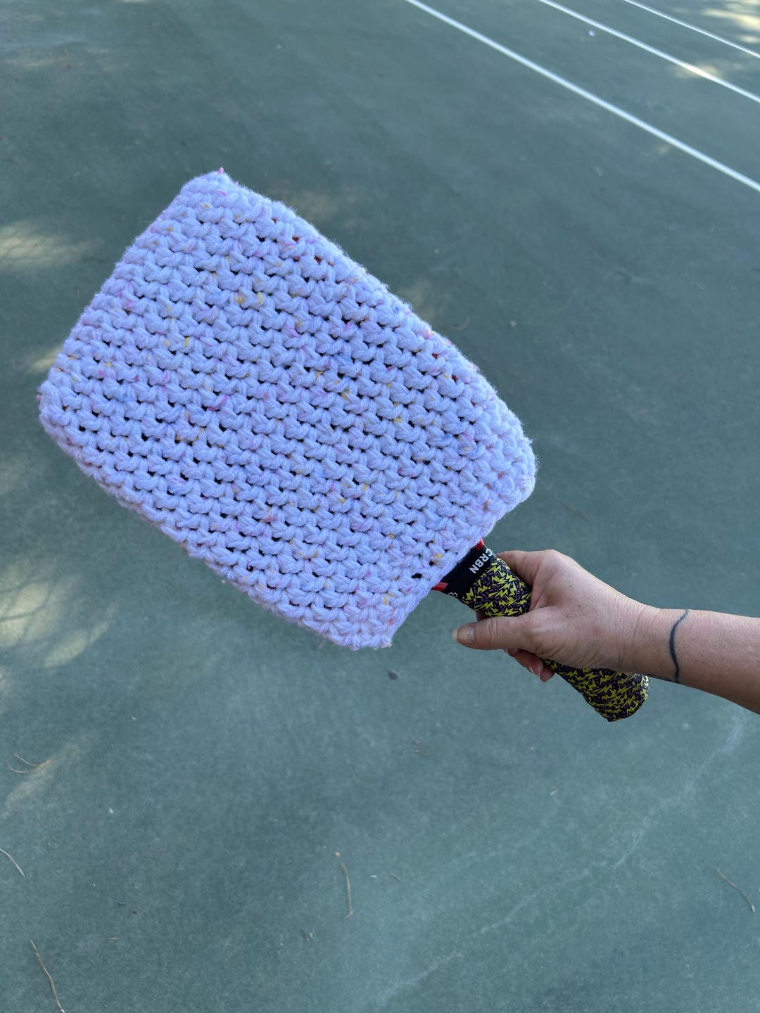 Pickleball Paddle Cover Handmade Crochet - Etsy