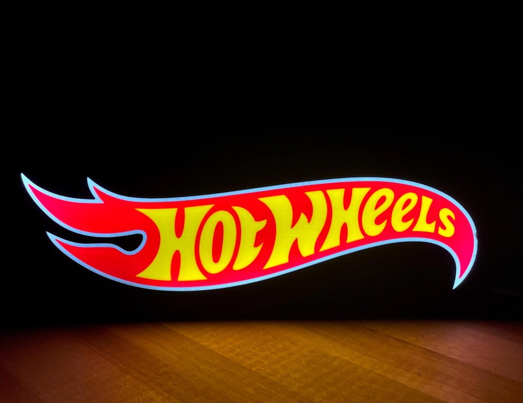 Retro Hotwheel Light Box LED Sign Gift for Christmas; Gift for Her ...