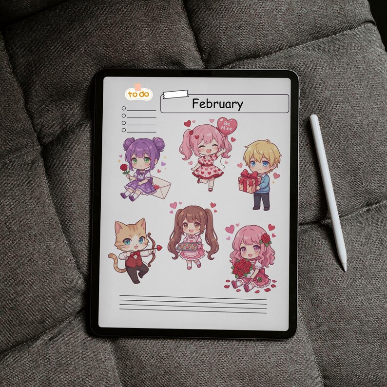 Kawaii Chibi Valentine PNG Clipart Bundle, Chibiness, Chibi Png, Candy ...