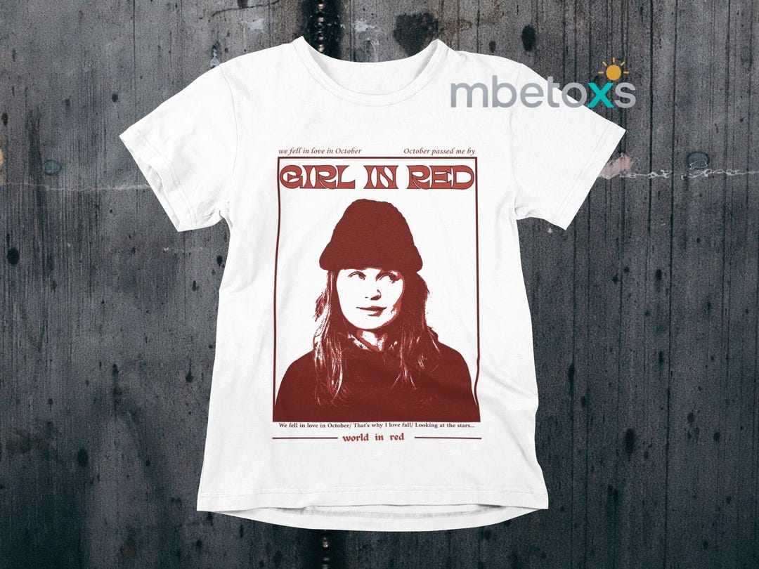 Girl in Red T-shirt | Pop Music Shirt | We Fell in Love in October ...