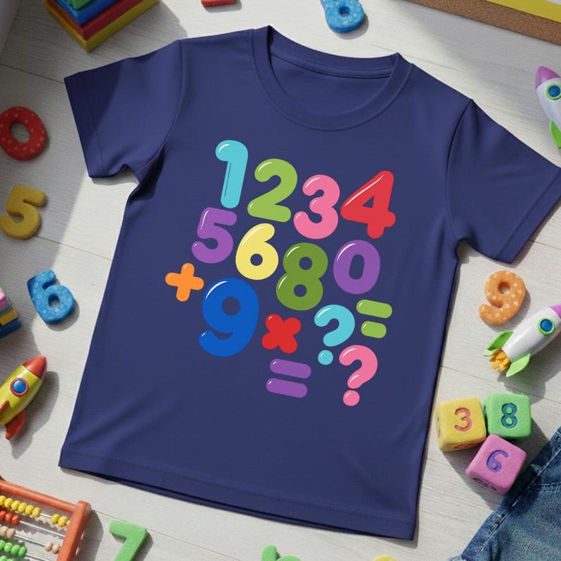 Colorful Numbers PNG, Math Day Graphics, Kids Birthday (digital ...