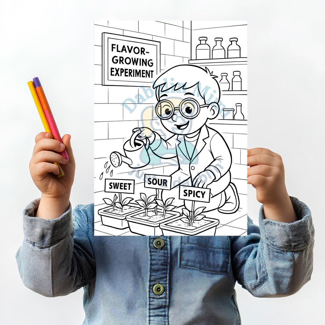 Young Food Scientists Coloring Book | STEM | Food Science Printable ...