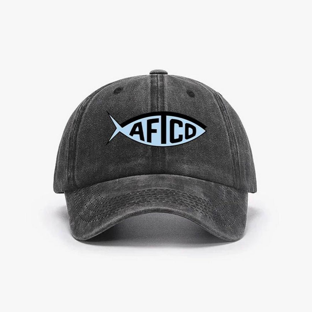 AFTCO Fishing Vintage Washed Baseball Cotton Unisex Retro Dad Hat Cap ...