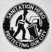 Personalized Sanitation Worker Metal Art Sign: Custom Garbage Man Wall ...