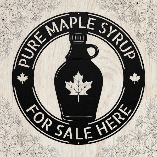 Maple Syrup Sign - Etsy