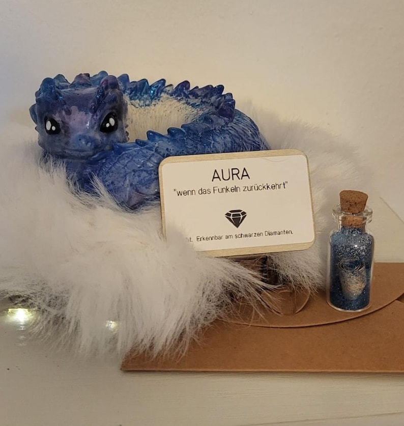 Hand-cast Dragon Figurine, Unique Spiritual Figure - Etsy