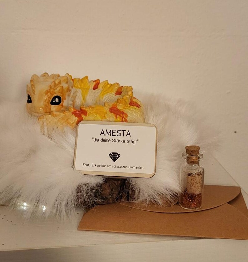 Hand-cast Dragon Figurine, Unique Spiritual Figure - Etsy