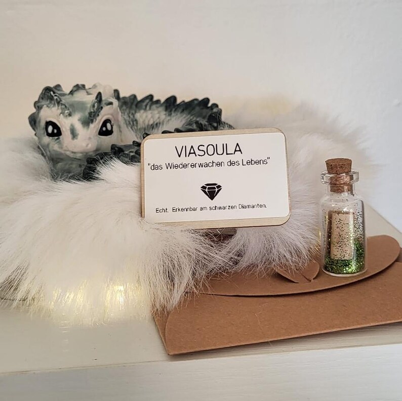 Hand-cast Dragon Figurine, Unique Spiritual Figure - Etsy